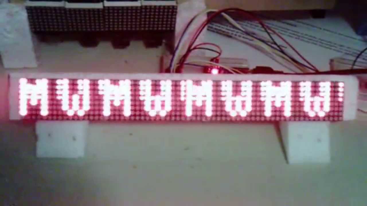 LED matrix display - MD_Parola, MD_MAX72xx and MD_MAXPanel - Page 21 - Showcase - Arduino Forum