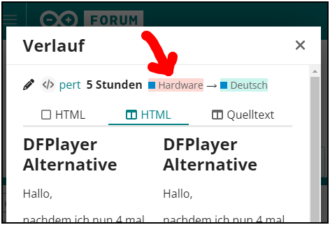 DFPlayer Alternative - Deutsch - Arduino Forum