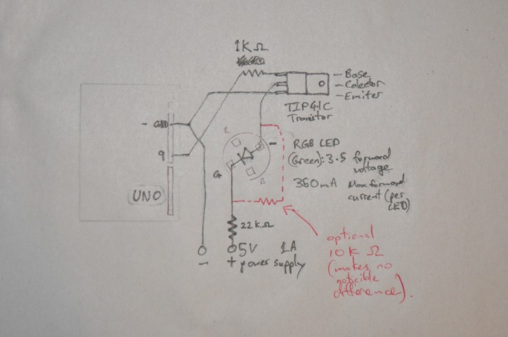 High power LED not turning off when using transistor - General Guidance ...