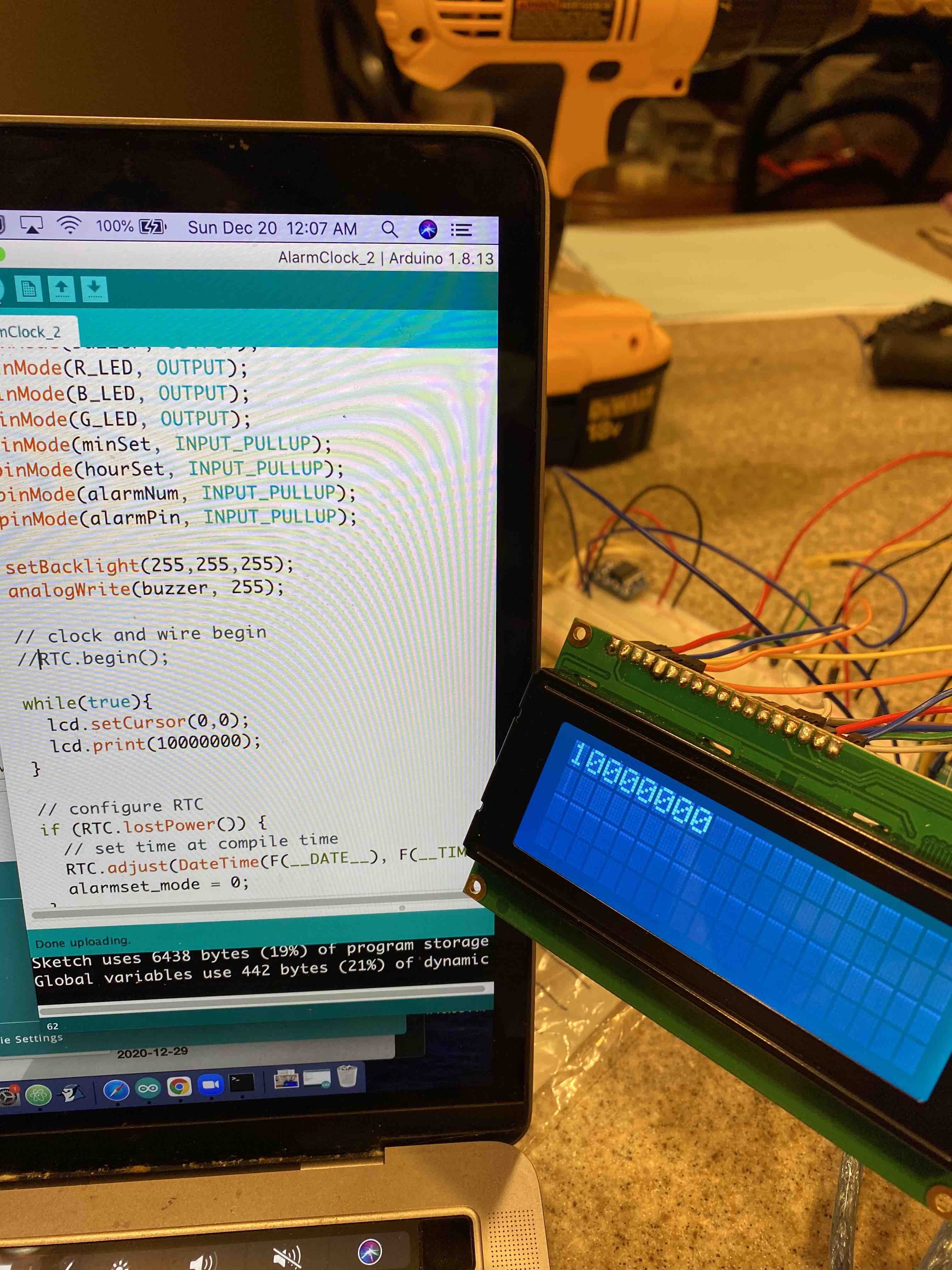 Conflict between LiquidCrystal.h and Real Time Clock Libraries - Displays - Arduino Forum