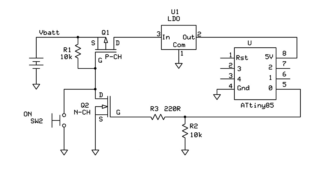 tiny85 self power-off - Page 2 - General Electronics - Arduino Forum