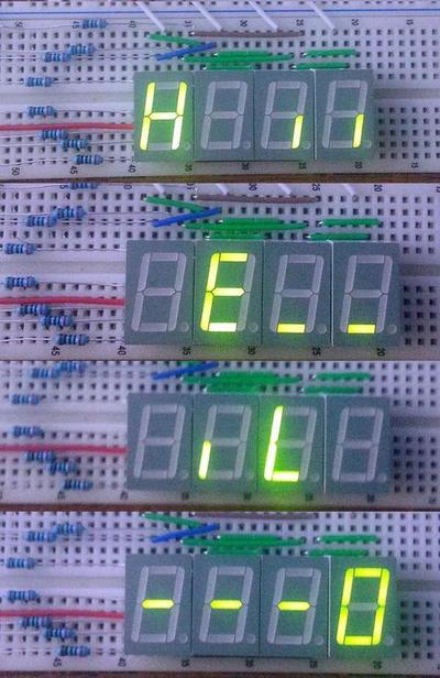 Two 595 Shift Regs, 4+ 7-Segment LED Displays, Artifacting - LEDs and Multiplexing - Arduino Forum