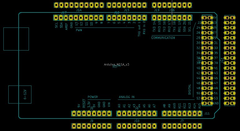 Arduino Mega Footprint Proteus Pcb Circuits Altium Arduino Shield