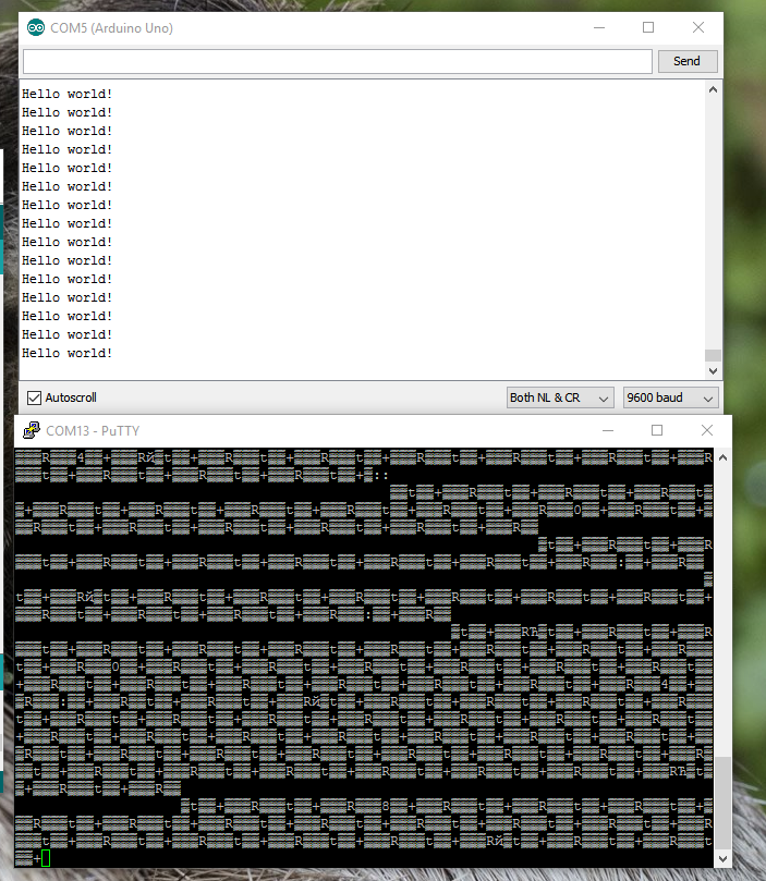 Serial Comms Working On Serial Monitor But Nowhere Else Networking Protocols And Devices