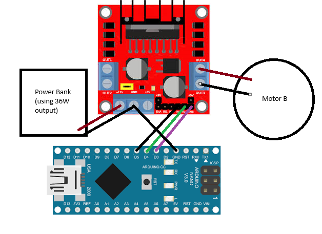 Arduino Nano and L298n Motor Drivers Not working - General Guidance - Arduino Forum