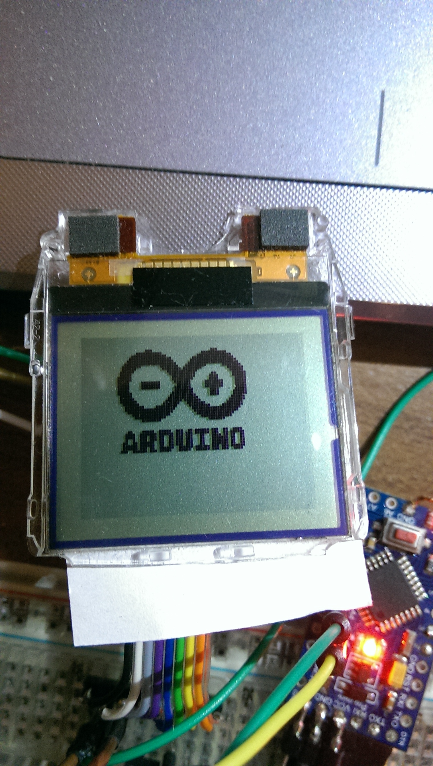 Aiuto - Nokia 1100 lcd PCF8814 libreria "pechurc" - Software - Arduino Forum