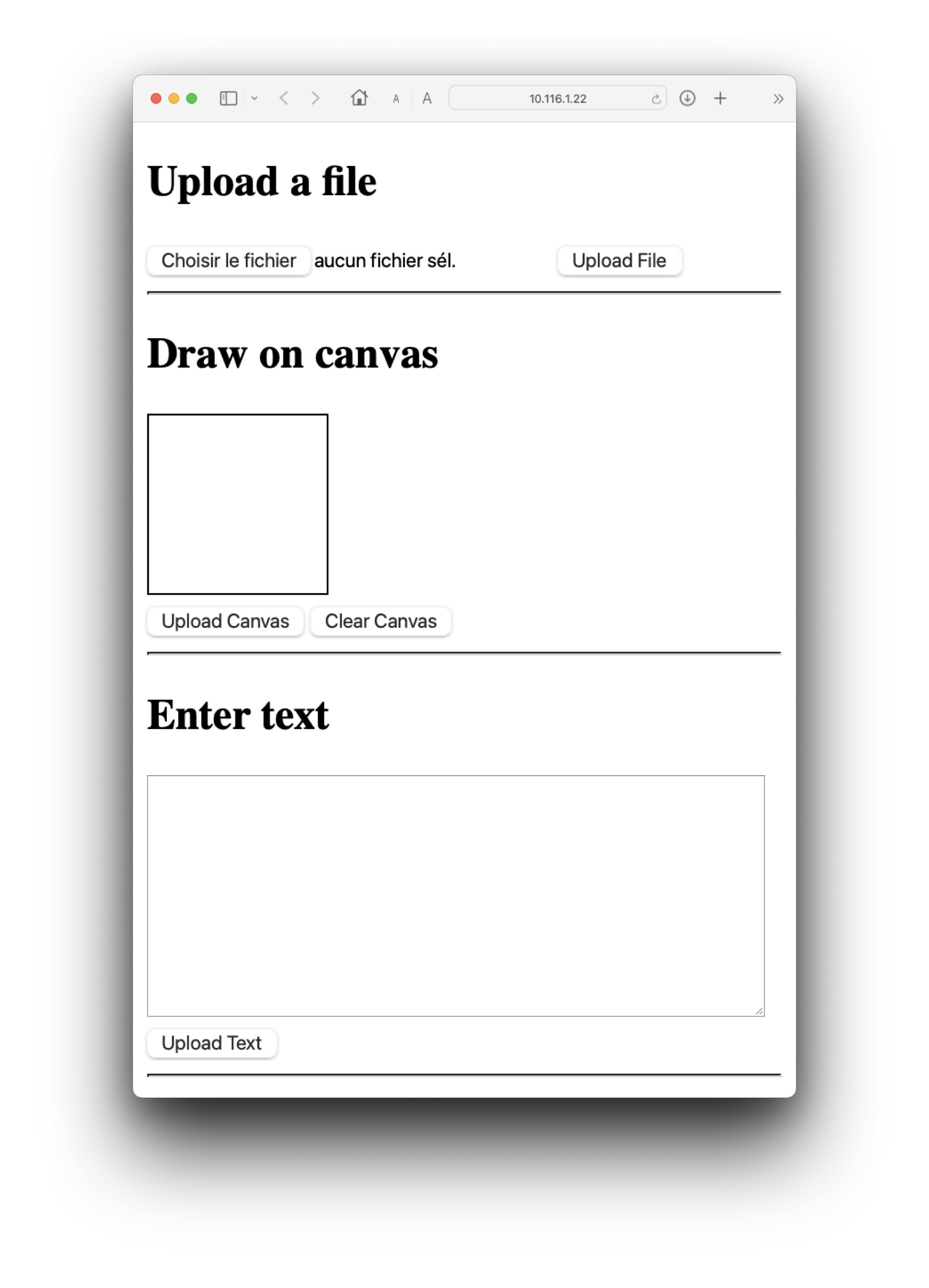 Uploading various byte streams to an ESP32 using ESPAsncWebServer ...