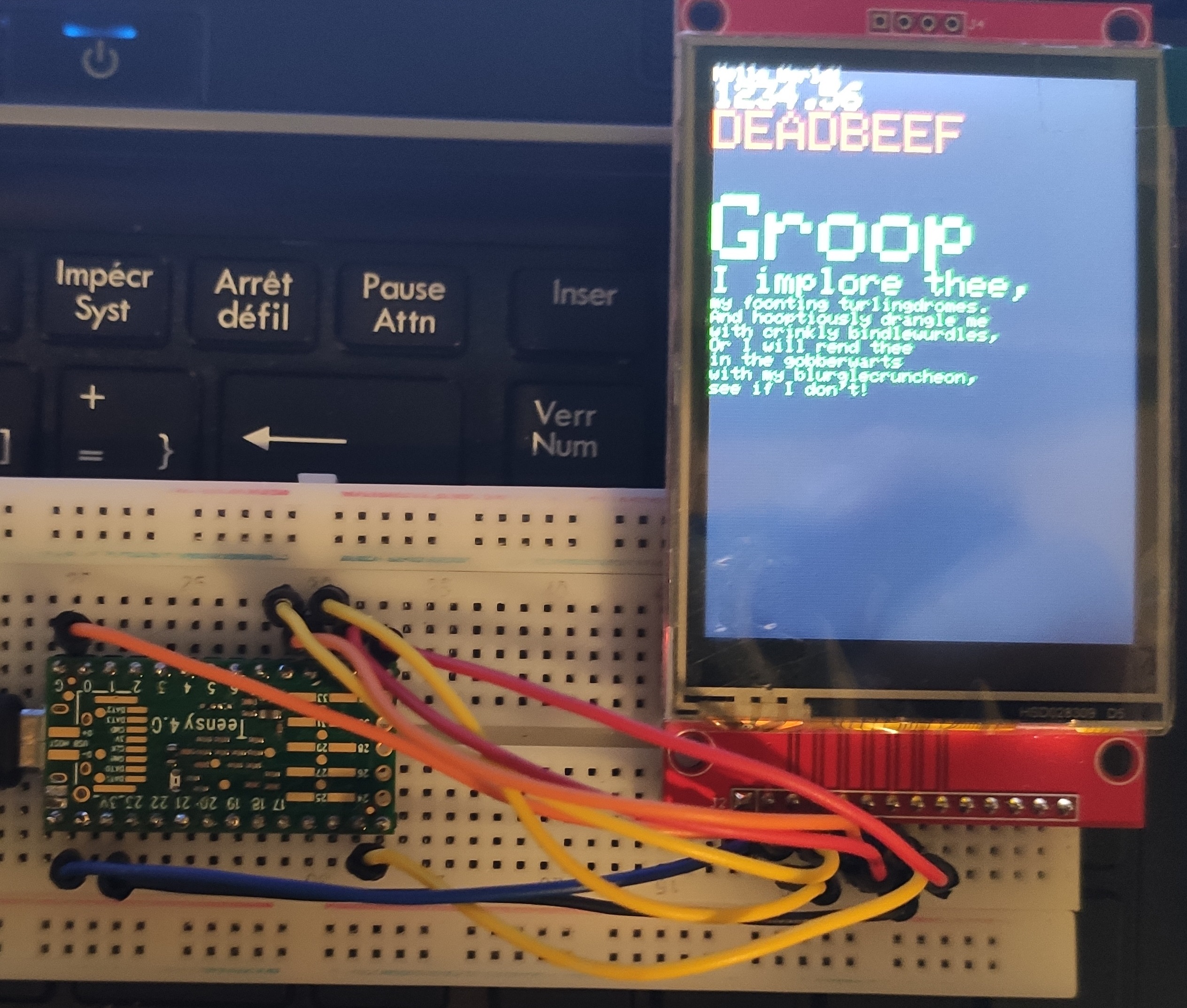 White screen on my ILI9341 2.8 LCD TFT screen - Page 2 - Displays ...