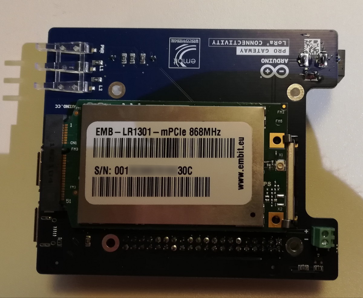 Connect LoRa WAN nodes to Arduino Pro Gateway - General Guidance - Arduino Forum