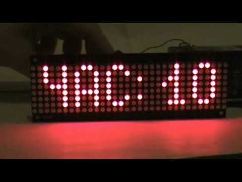 Trying to use HT1632C-based 32x8 LED matrix - LEDs and Multiplexing - Arduino Forum