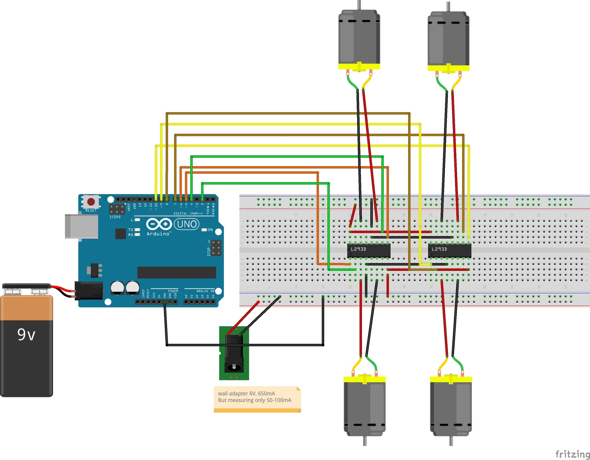 Controlling 10 dc motors - General Guidance - Arduino Forum