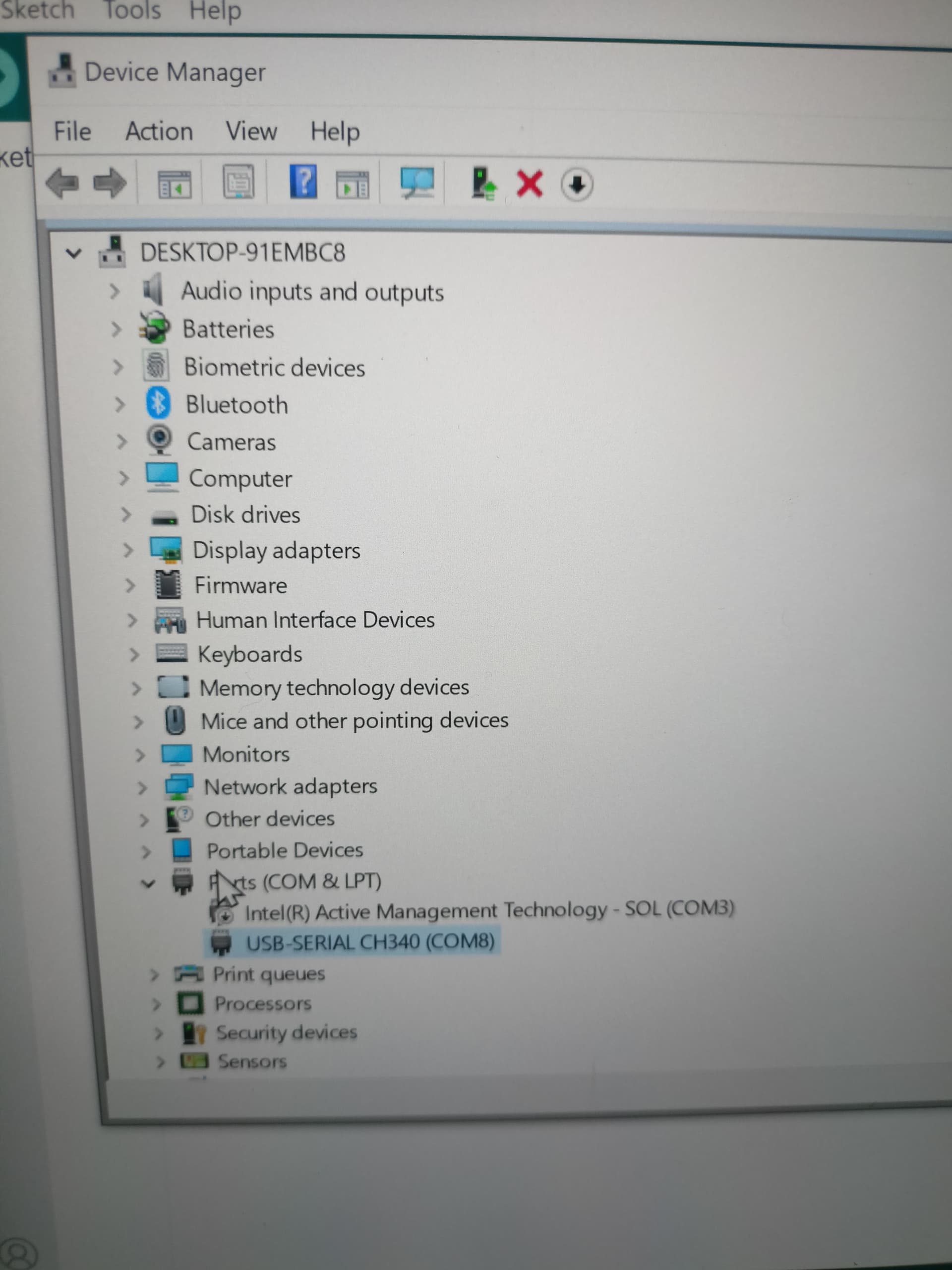 The Port Does Not Recognize The Arduino Uploading Arduino Forum