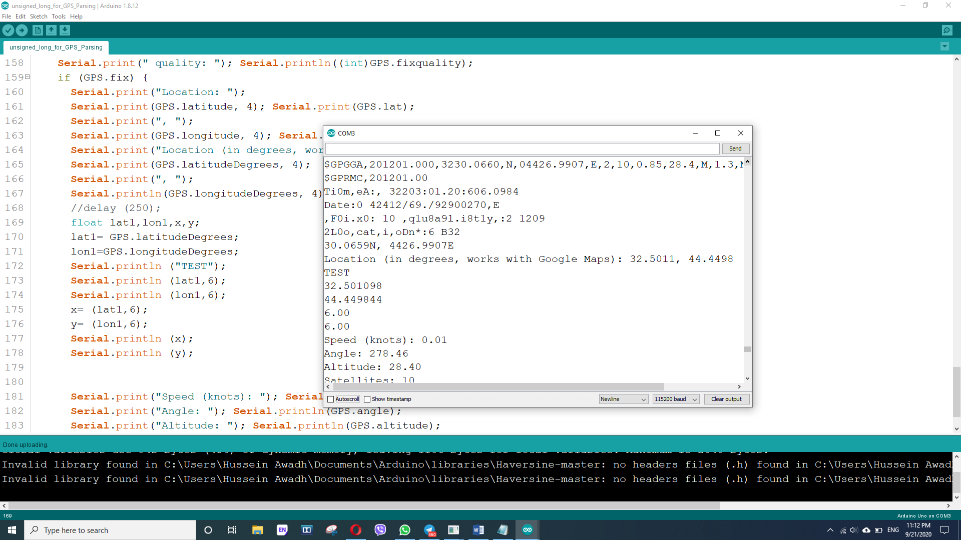 Breakout Arduino Parsing Using Adafruit Ultimate Gps Programming 7219