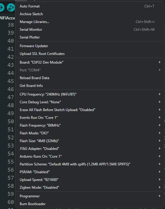 Esp32 Devkit V1 Boot Loop Error While Using Wifih Programming Arduino Forum 2618