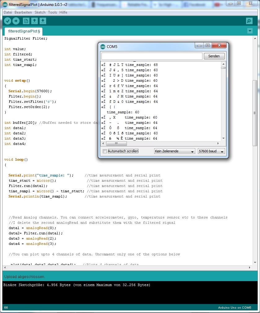 Filter library test - Science and Measurement - Arduino Forum