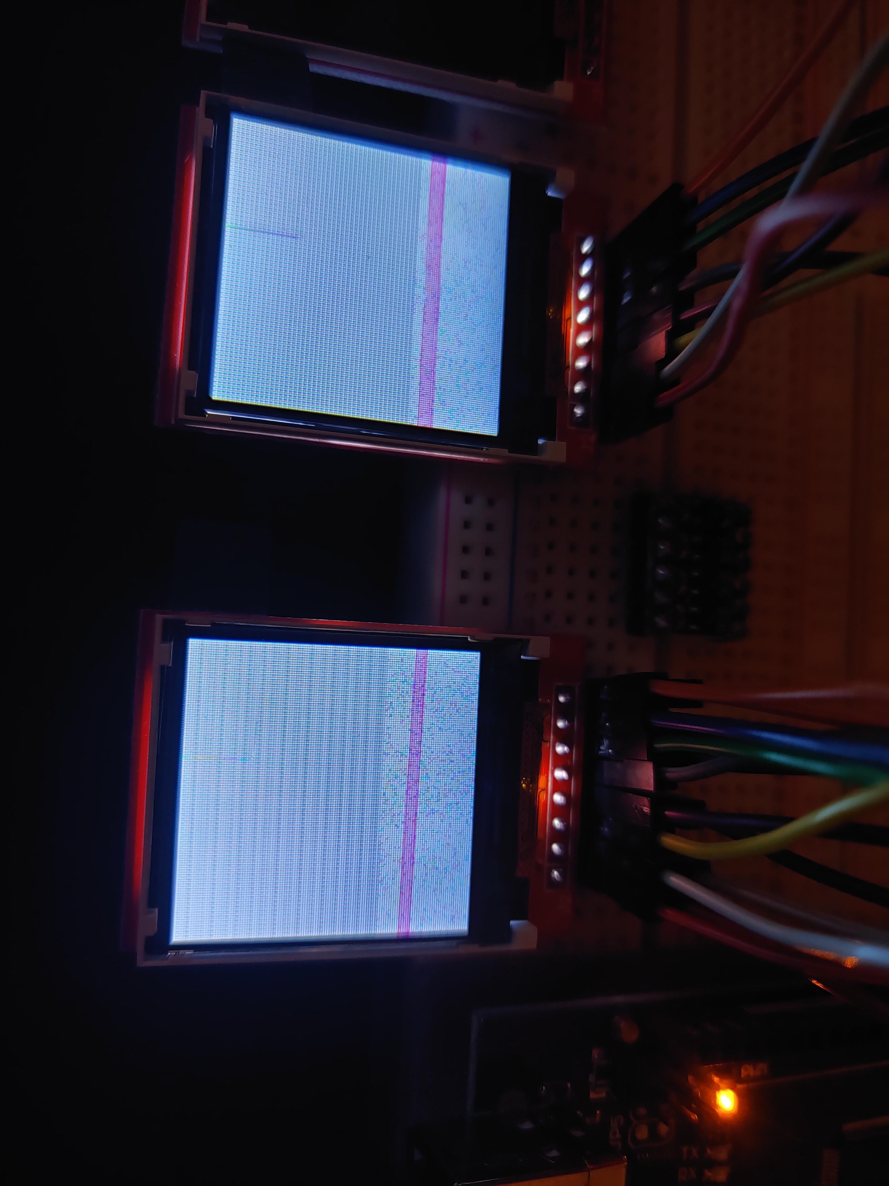 ST7735 display only shows glitchy lines - Displays - Arduino Forum