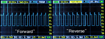 DC motor optical encoder: how to tell forward from reverse - Motors ...