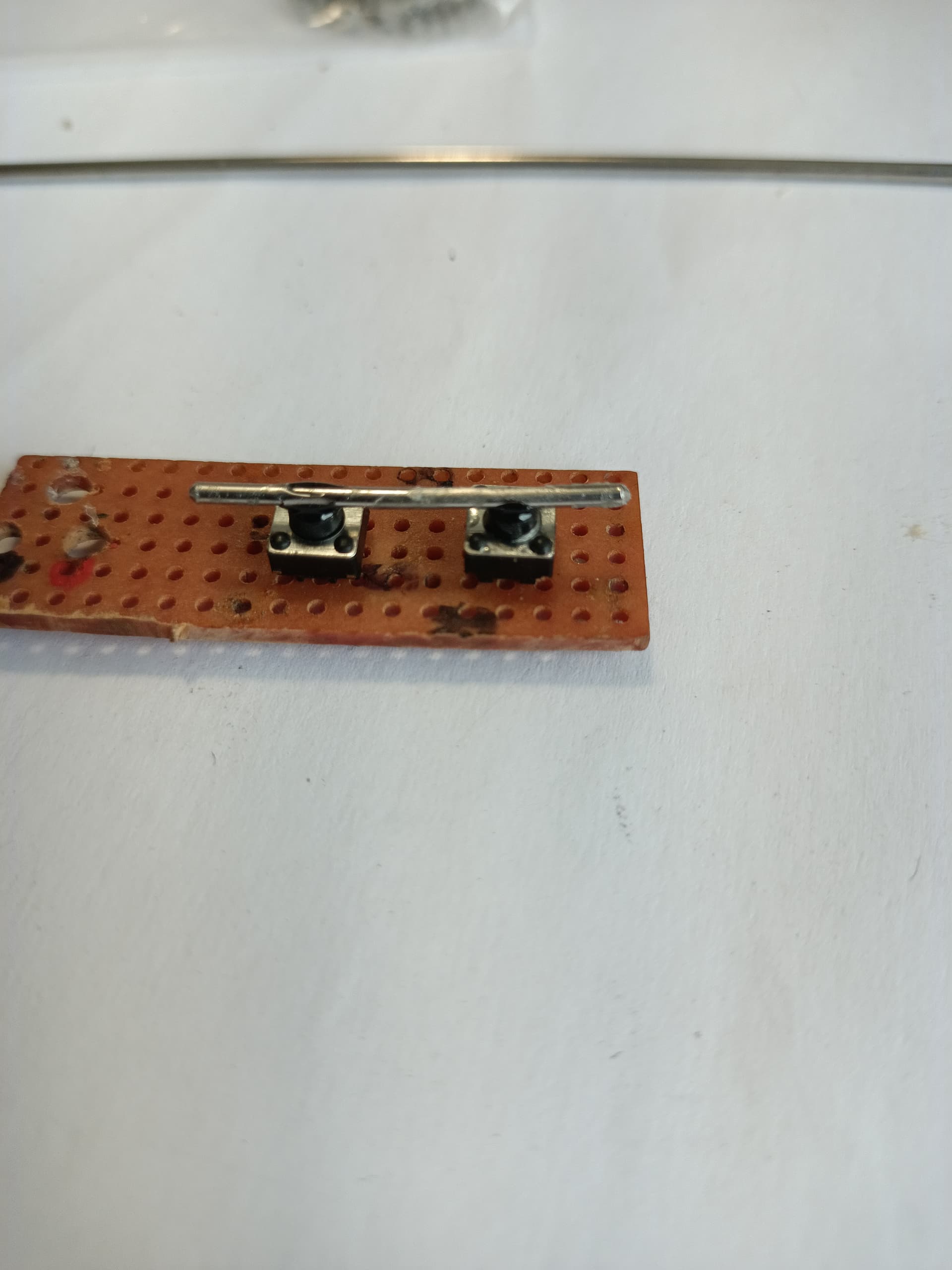 Attaching metal rods to plastic buttons - General Electronics - Arduino ...