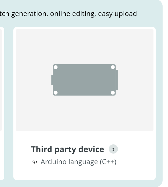 No option to add a 3rd party device on Chromebook - Cloud IoT - Arduino Forum