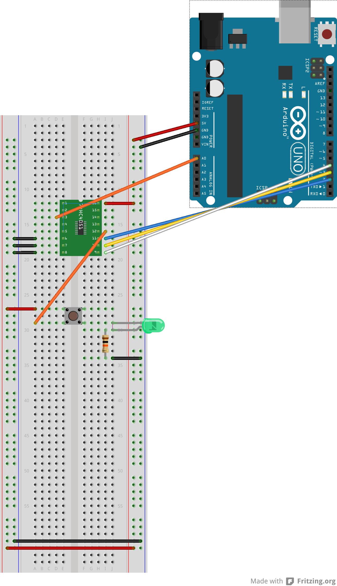 Trying to get 4051 Mux/ Demux setup working -- HELP PLEASE - LEDs and Multiplexing - Arduino Forum