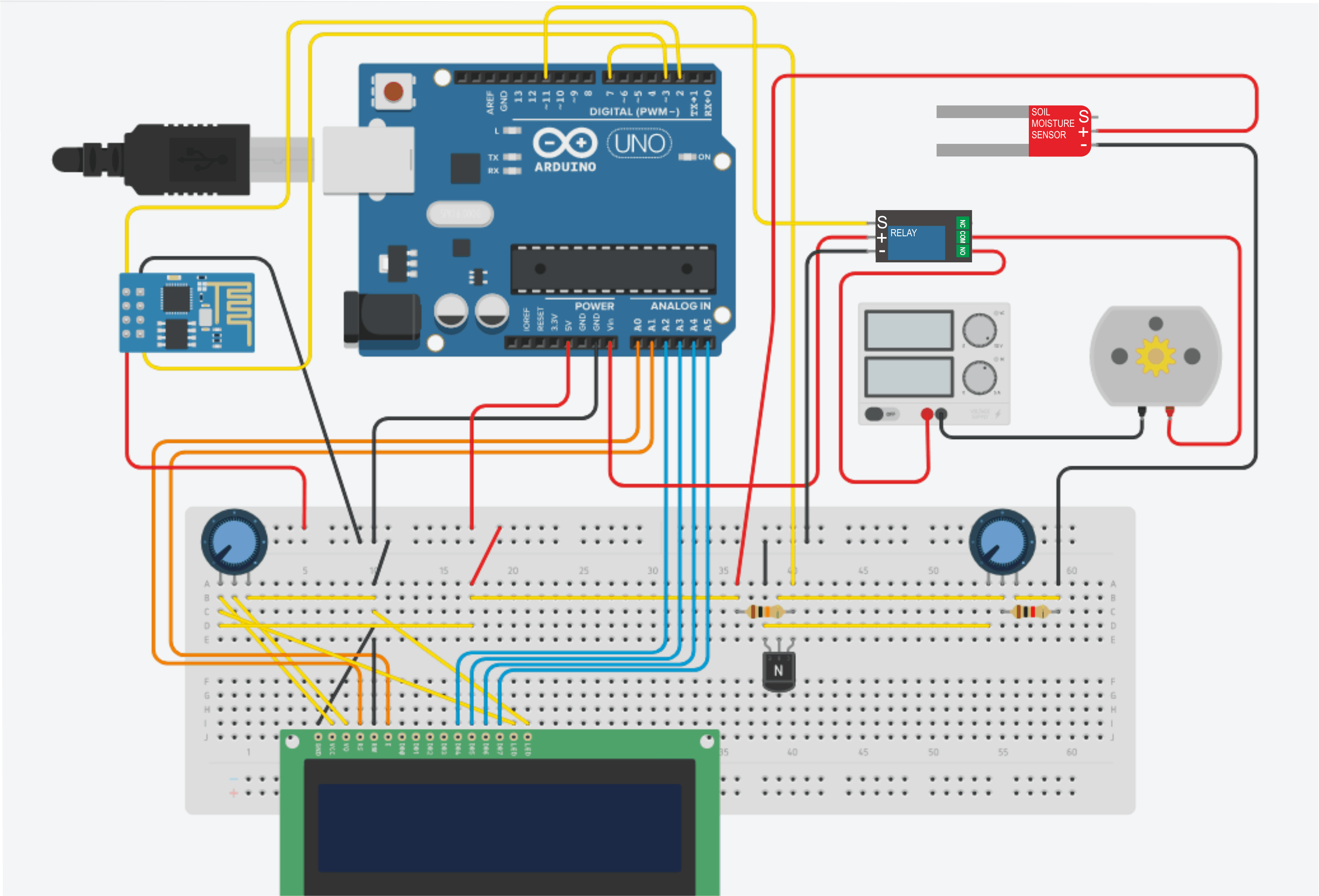 First ever help: water pump control + LCD + SMS alert - General ...
