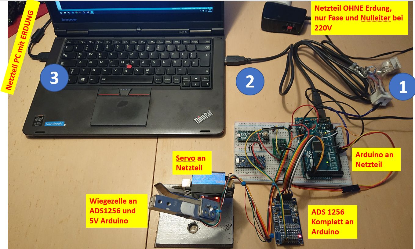 Servo funktioniert nicht ohne USB-Verbindung-ADS1256 - Erdungs -Problem? - Page 2 - Deutsch ...