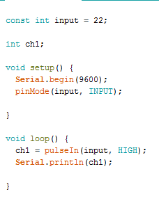Controlling an arduino with an RC controller - Robotics - Arduino Forum