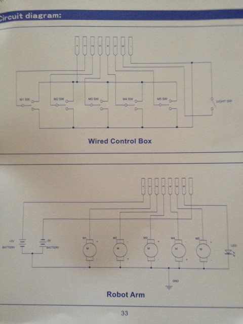 Converting a Wired Remote Robotic Arm to Arduino Control - General ...