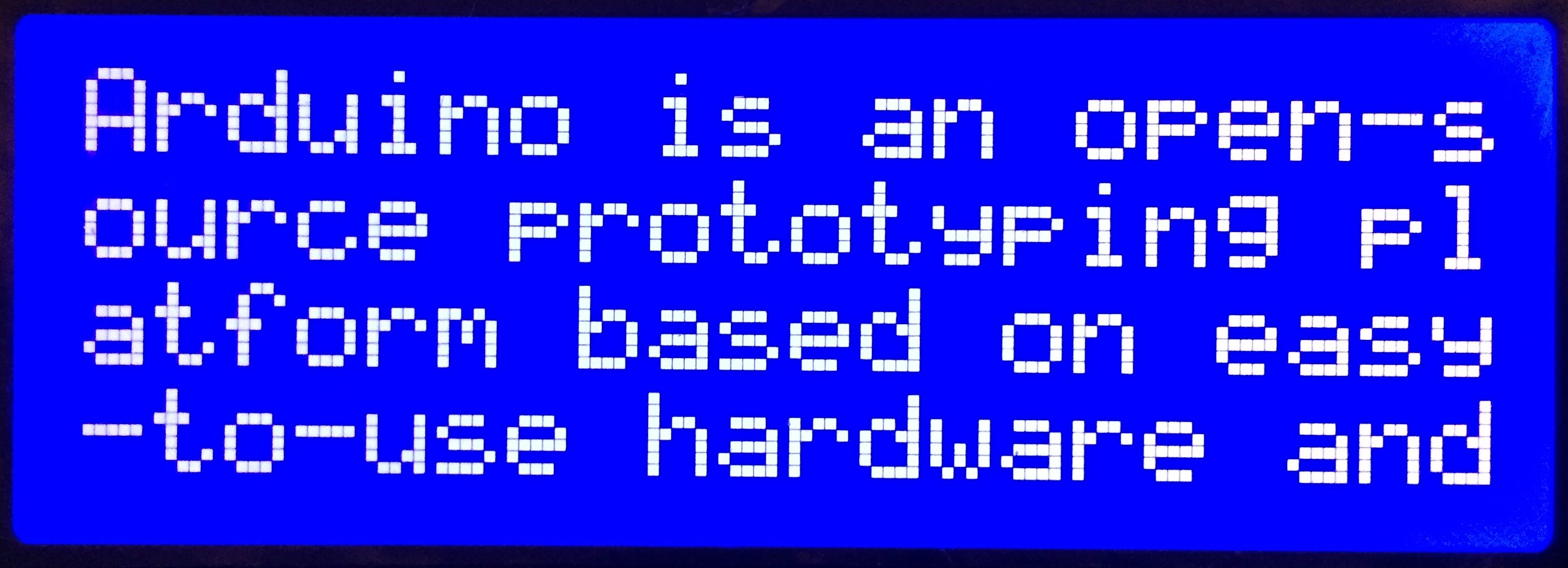 20x4 LCD Correctly wrap long data - Showcase - Arduino Forum