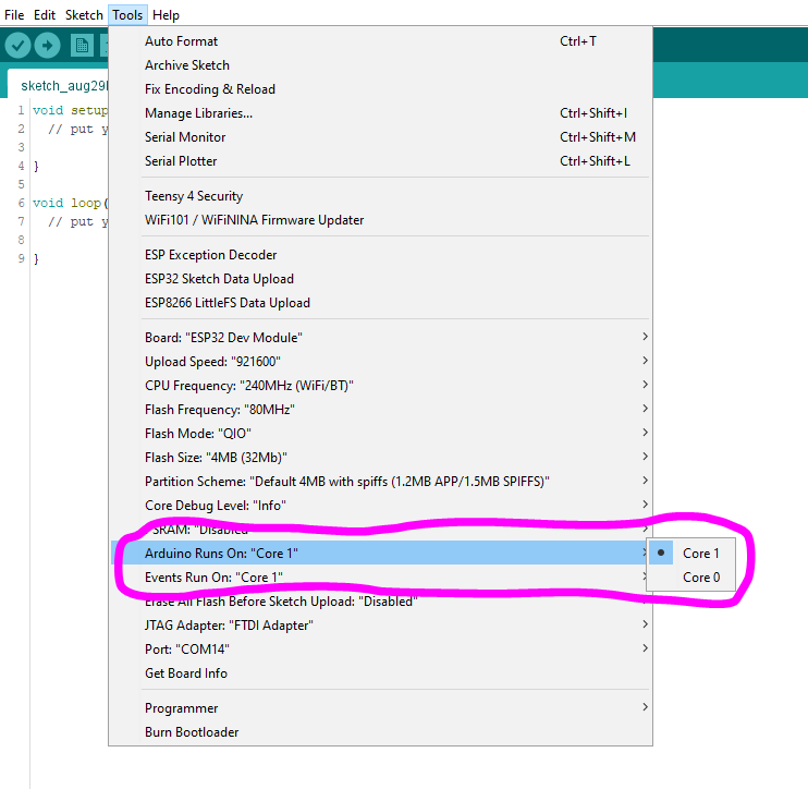 Esp32 - getting to the core of the task - Page 15 - Bar Sport - Arduino Forum