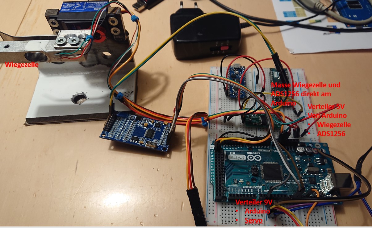 Servo funktioniert nicht ohne USB-Verbindung-ADS1256 - Erdungs -Problem? - Deutsch - Arduino Forum
