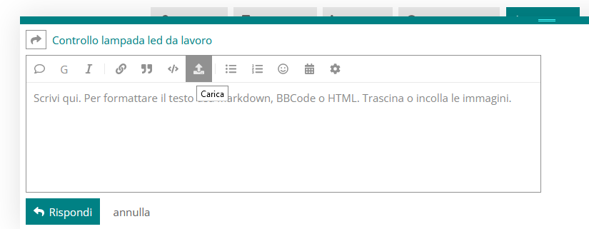 Controllo lampada led da lavoro - Software - Arduino Forum