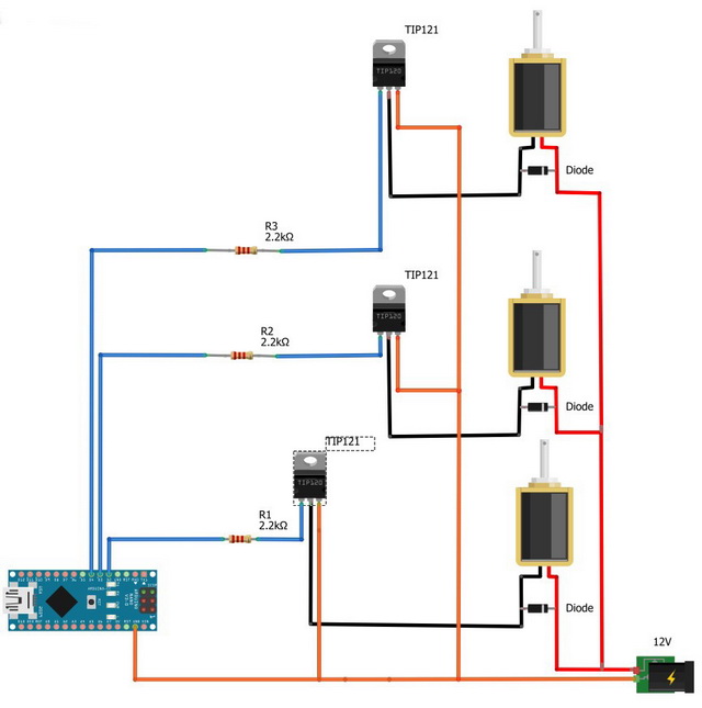 3 Solenoid valves - General Electronics - Arduino Forum