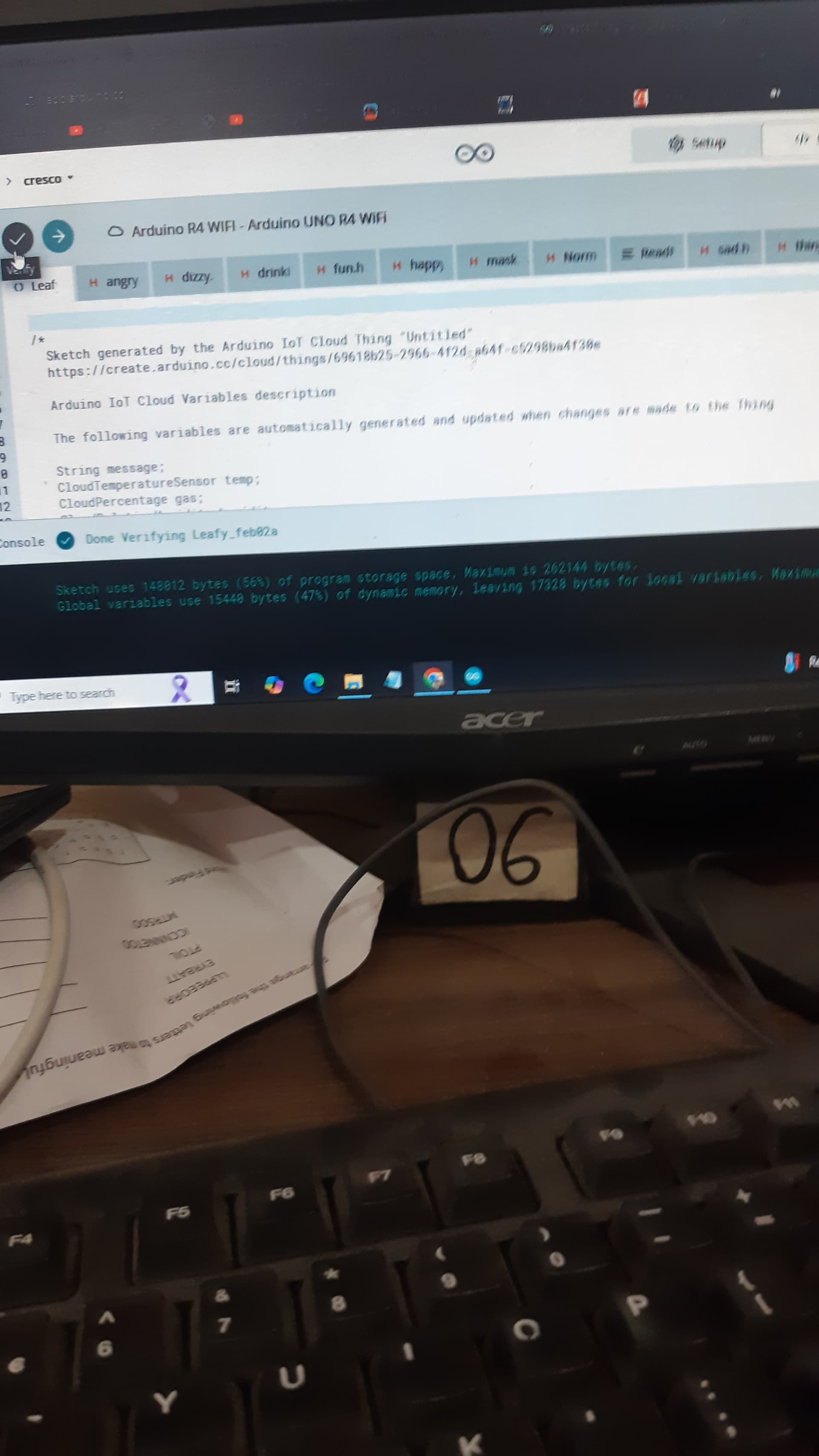 Error when trying to verify - Page 2 - Cloud Editor - Arduino Forum