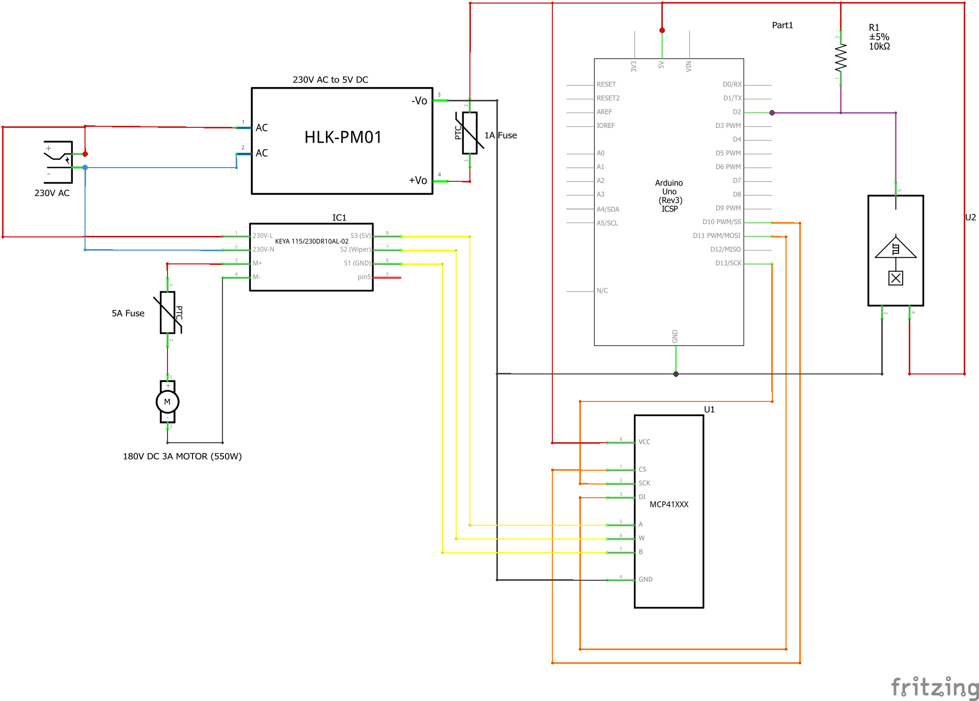 Treadmill Speed Control Project - Arduino + Digital Pot + Hall Sensor ...