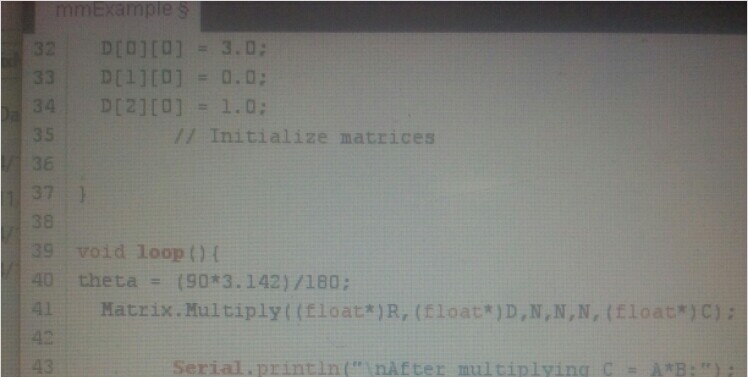 Matrixmath Approximates Angle Programming Arduino Forum