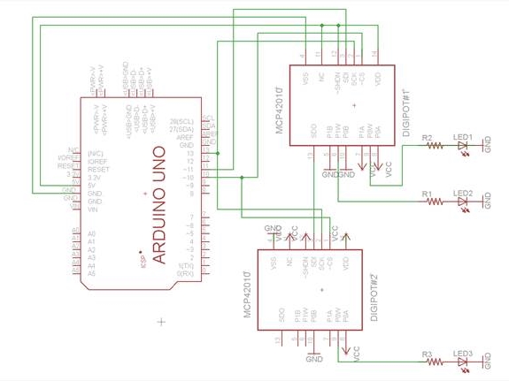 Daisy-Chaining MCP42010s - Networking, Protocols, and Devices - Arduino Forum