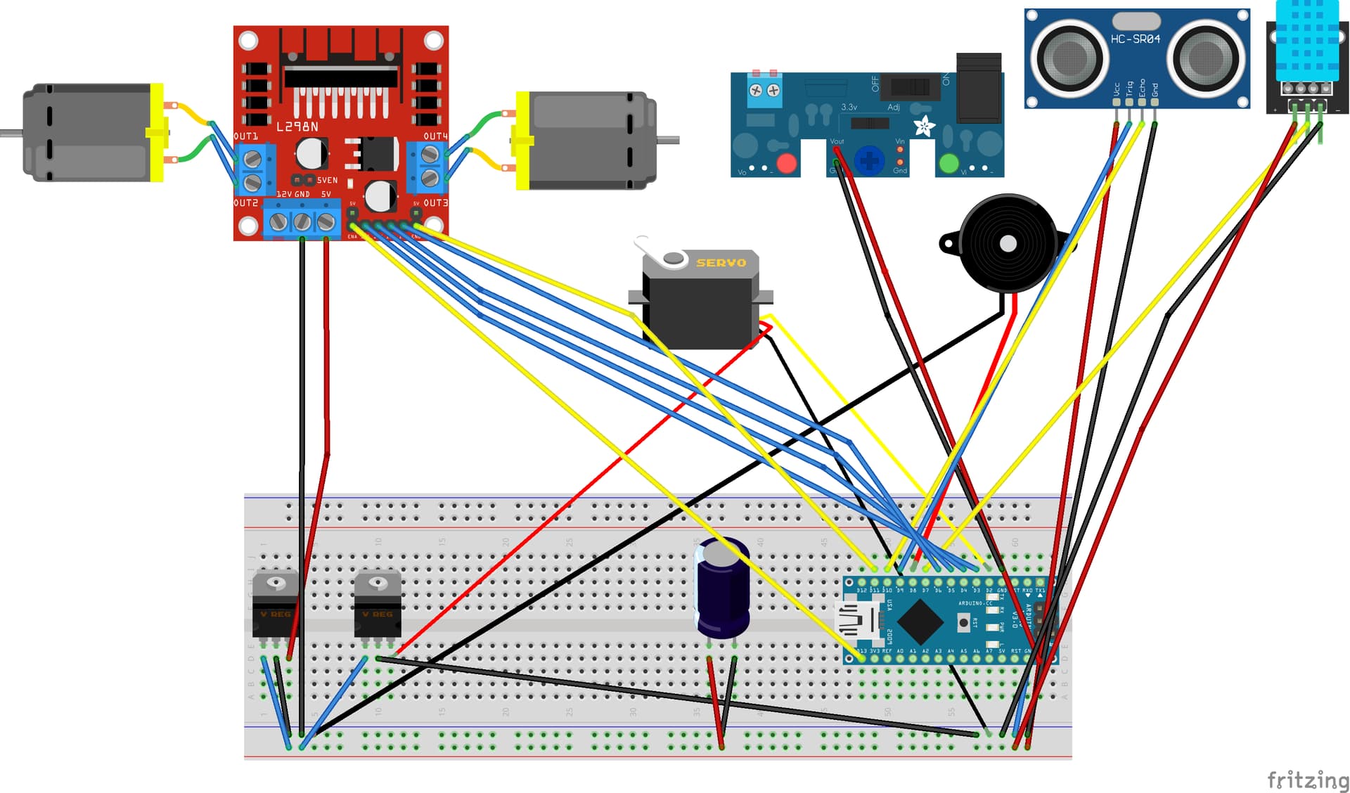 Trying to write a unique obstacle avoiding car - Page 2 - Programming - Arduino Forum