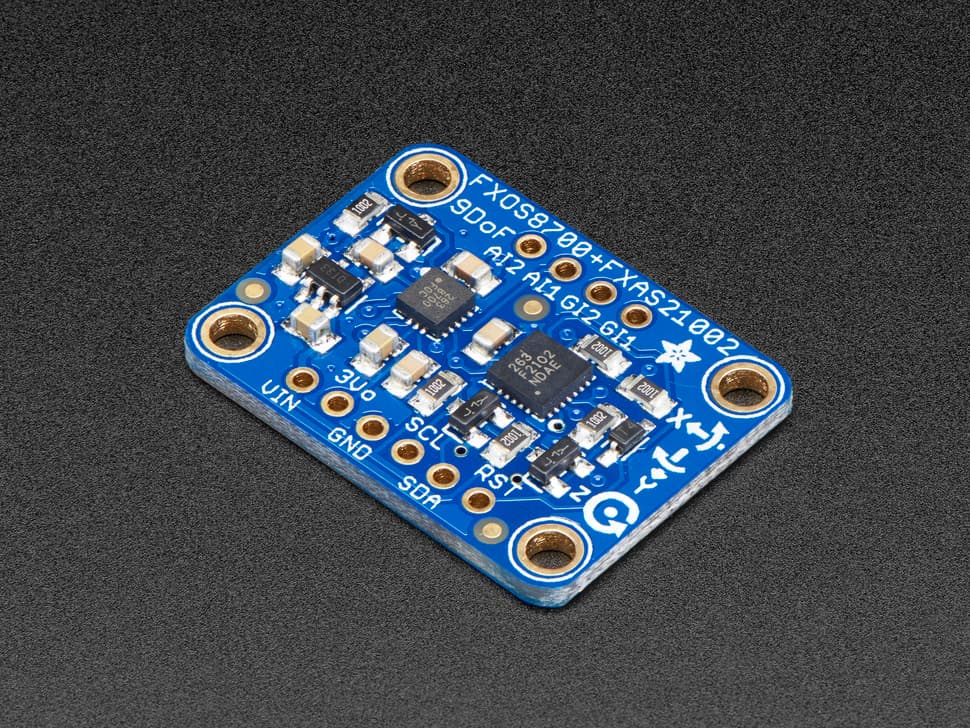 Adafruit NXP precision 9DoF IMU (FXOS8700 and FXAS21002) - Programming - Arduino Forum