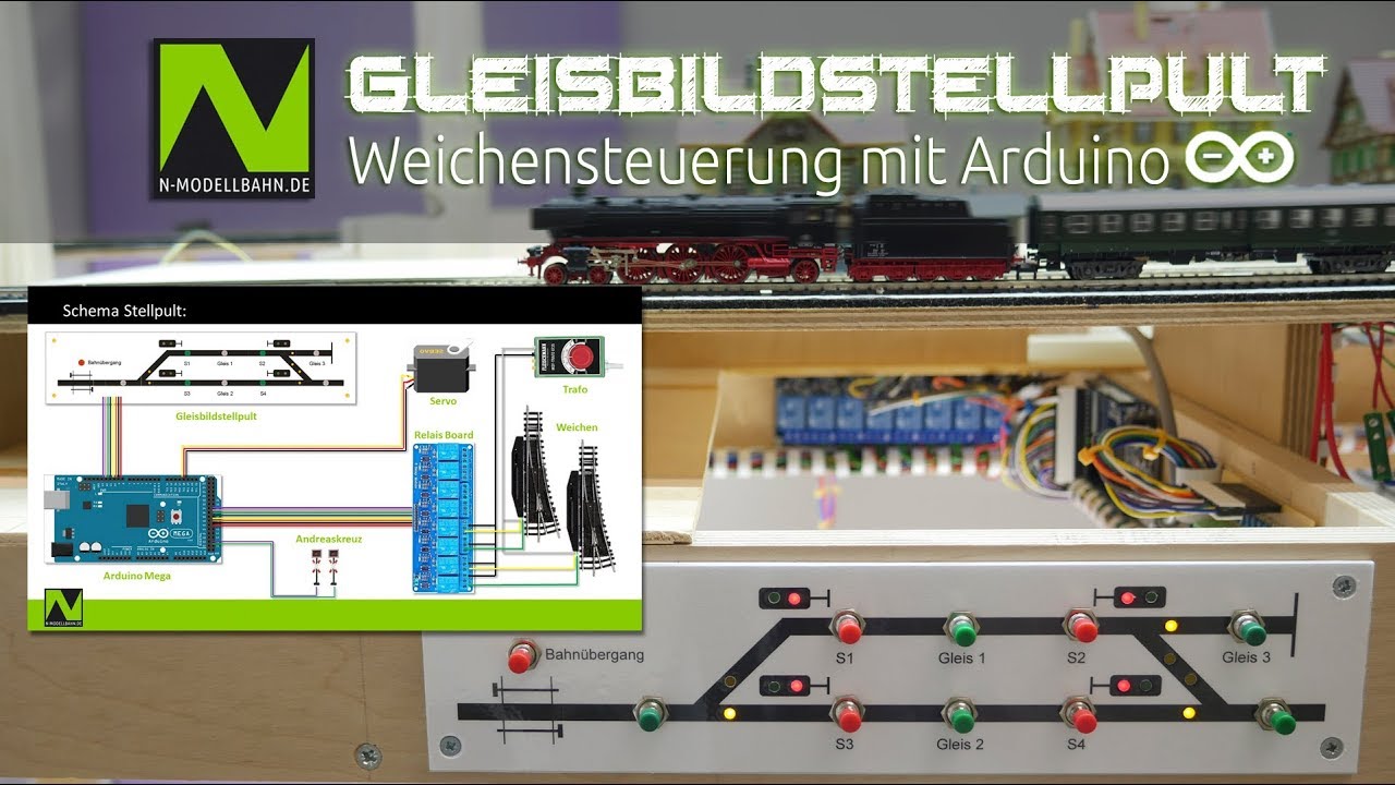 Schaltung für eine Eisenbahn Anlage - Deutsch - Arduino Forum