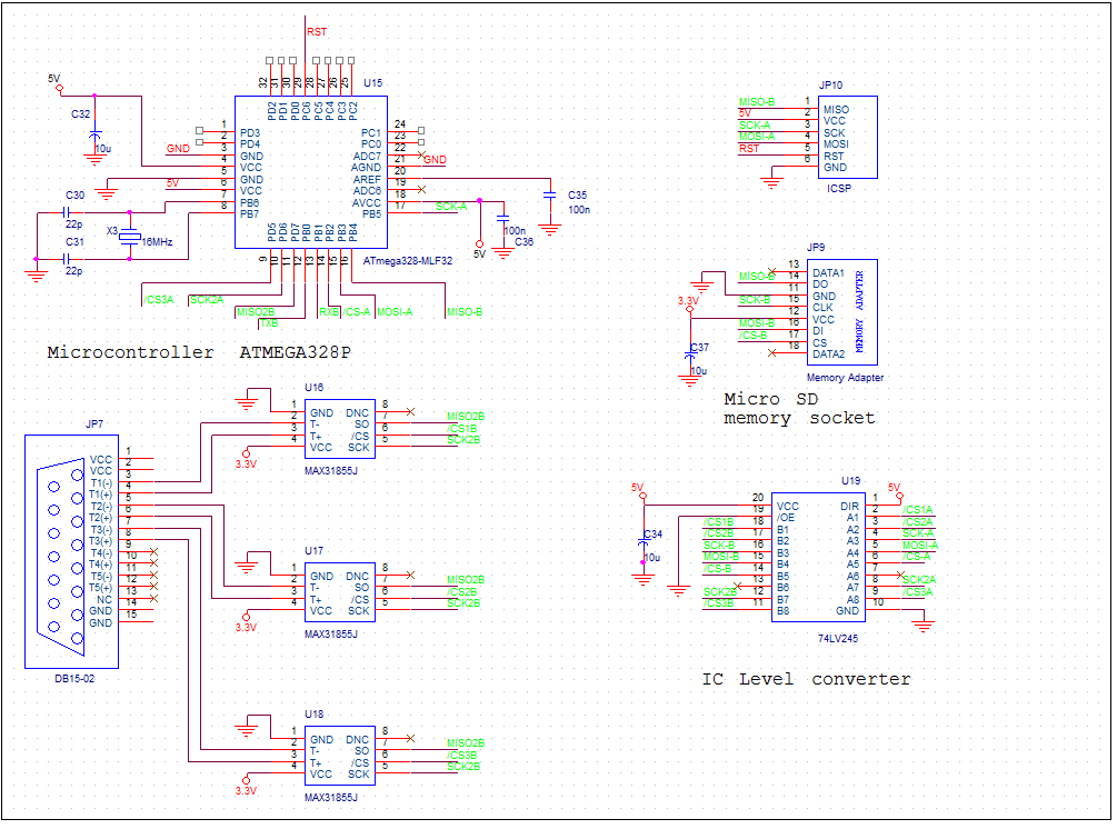 Problema al cargar sketch por ICSP en ATMEGA328P-AU al incluir 74LV245A - Hardware - Arduino Forum