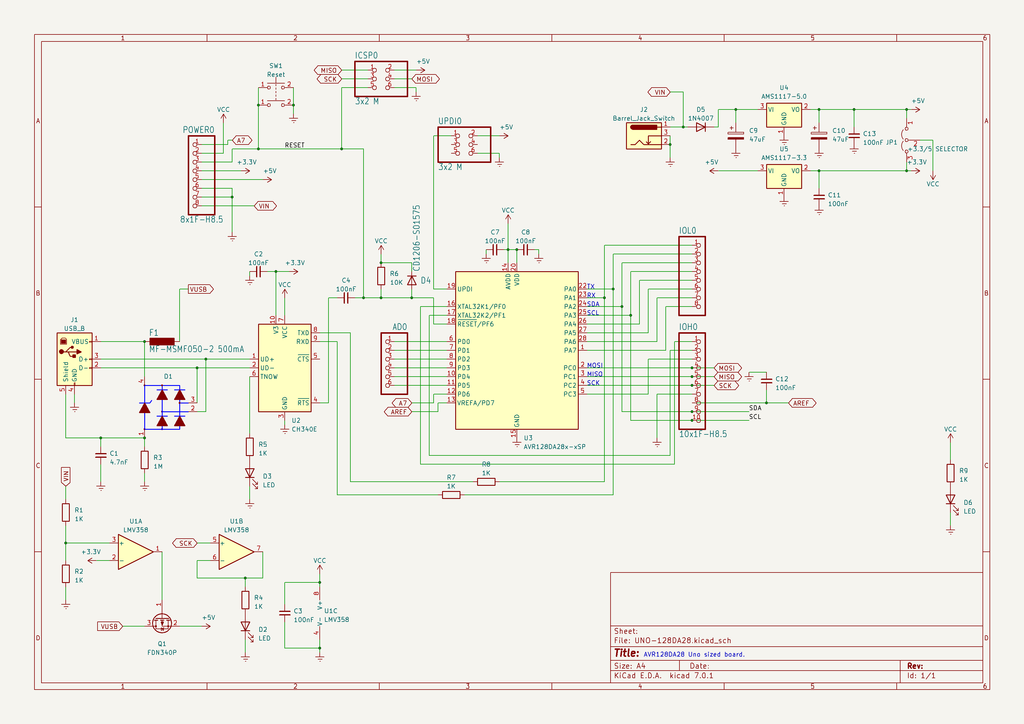 AVR128DA28 on a Uno sized board - 3rd Party Boards - Arduino Forum