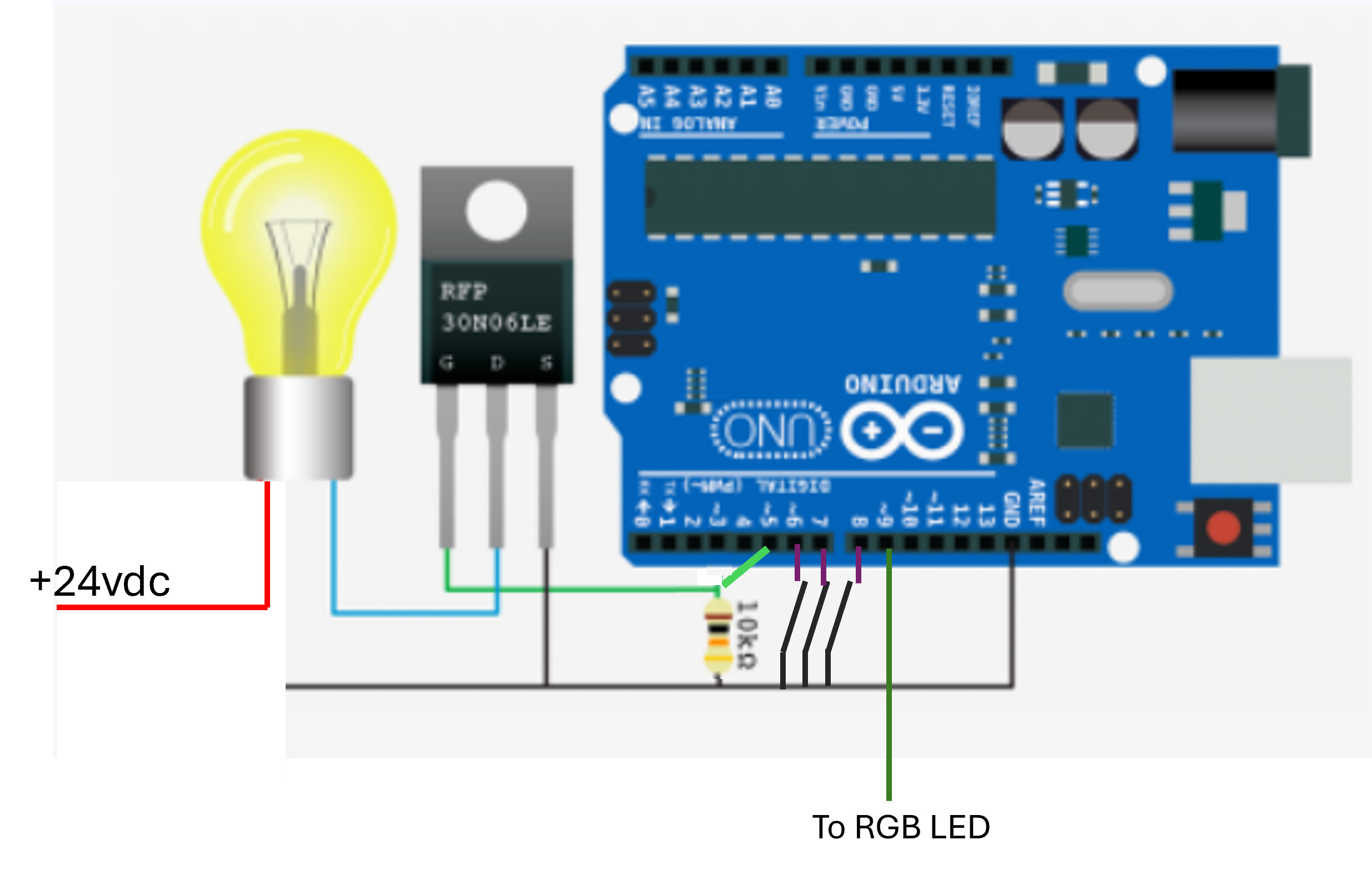 Writing PWM values to MOSFET results in strange behavior on reading button inputs - General ...