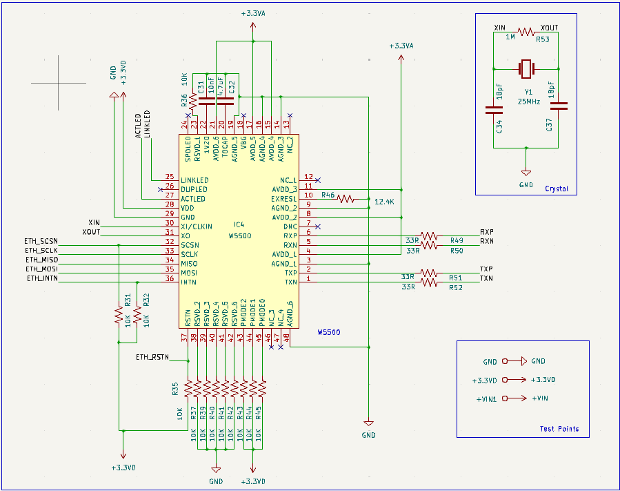 Custom W5500 with ESP32 S3 ,SPI Working but "Link: DOWN" – No Ethernet Connection Detected ...