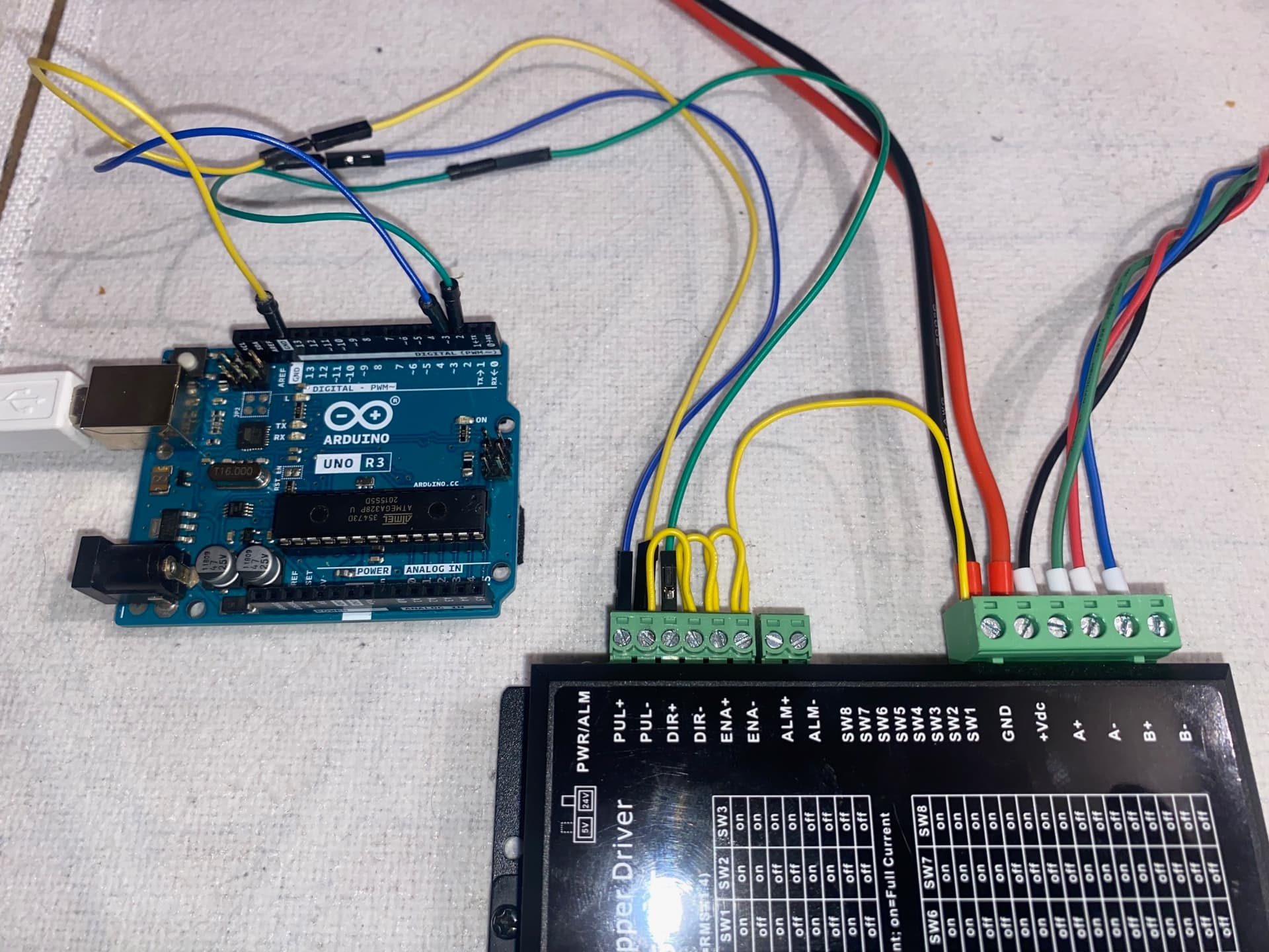 DEBUTANT branchement DM542T à Arduino UNO - Français - Arduino Forum