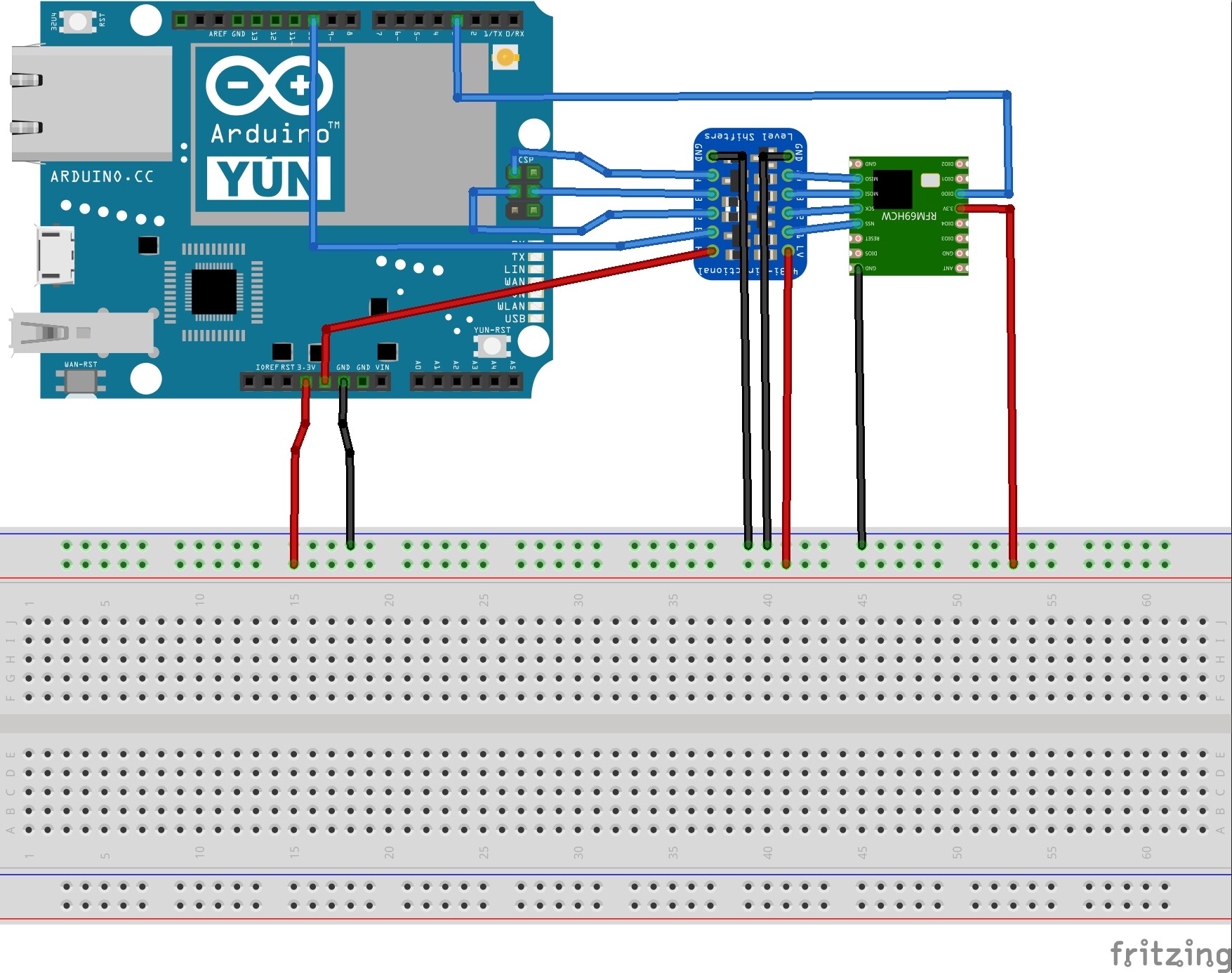 Yun and RFM69 - Yún - Arduino Forum