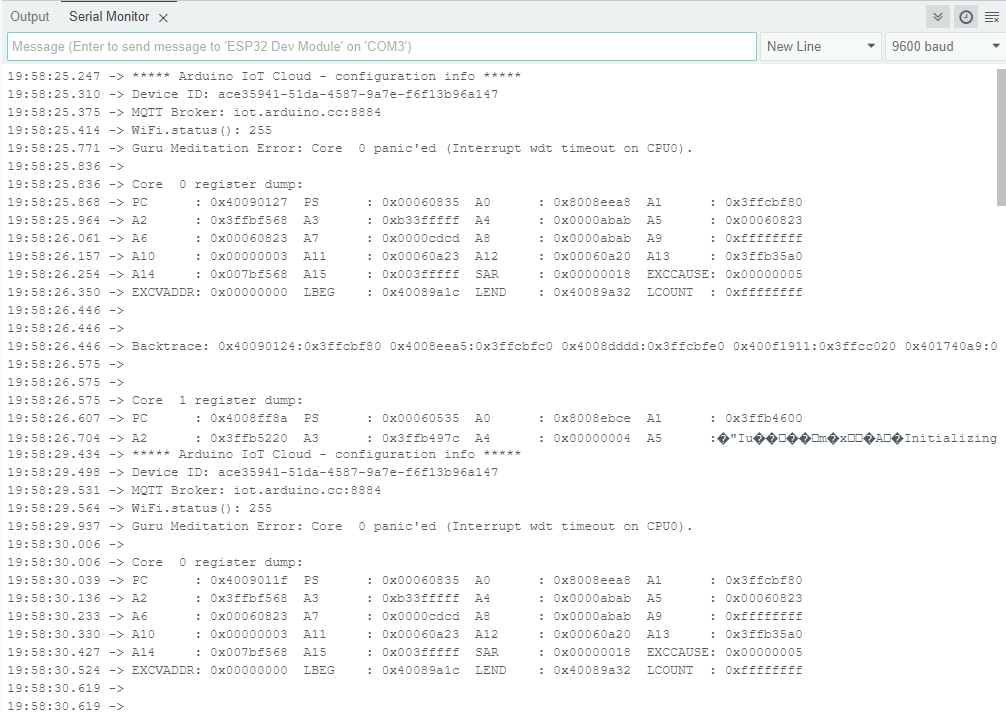 Esp32 With Hx711 Guru Meditation Error Arduino Iot Cloud Programming Arduino Forum