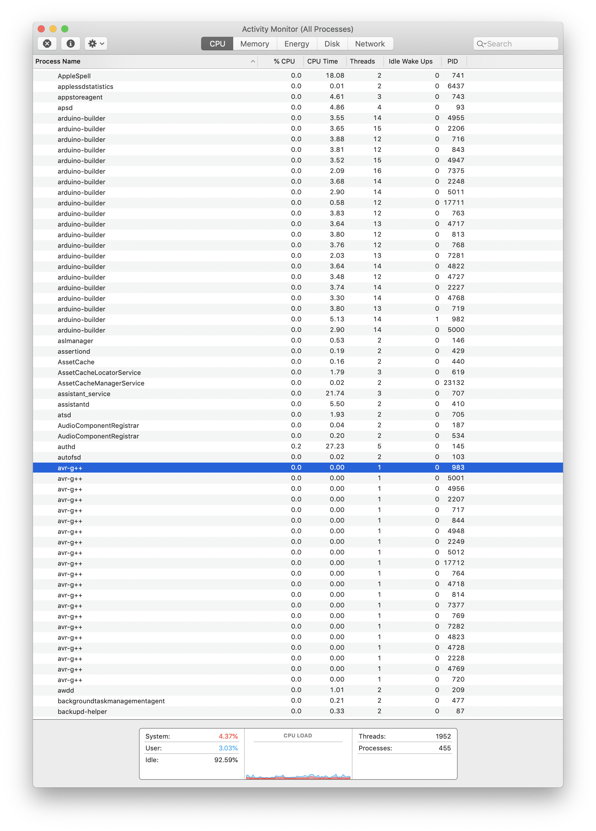 Compiler Never End After Detecting Libraries Used On All Sketches Ide 1x Arduino Forum