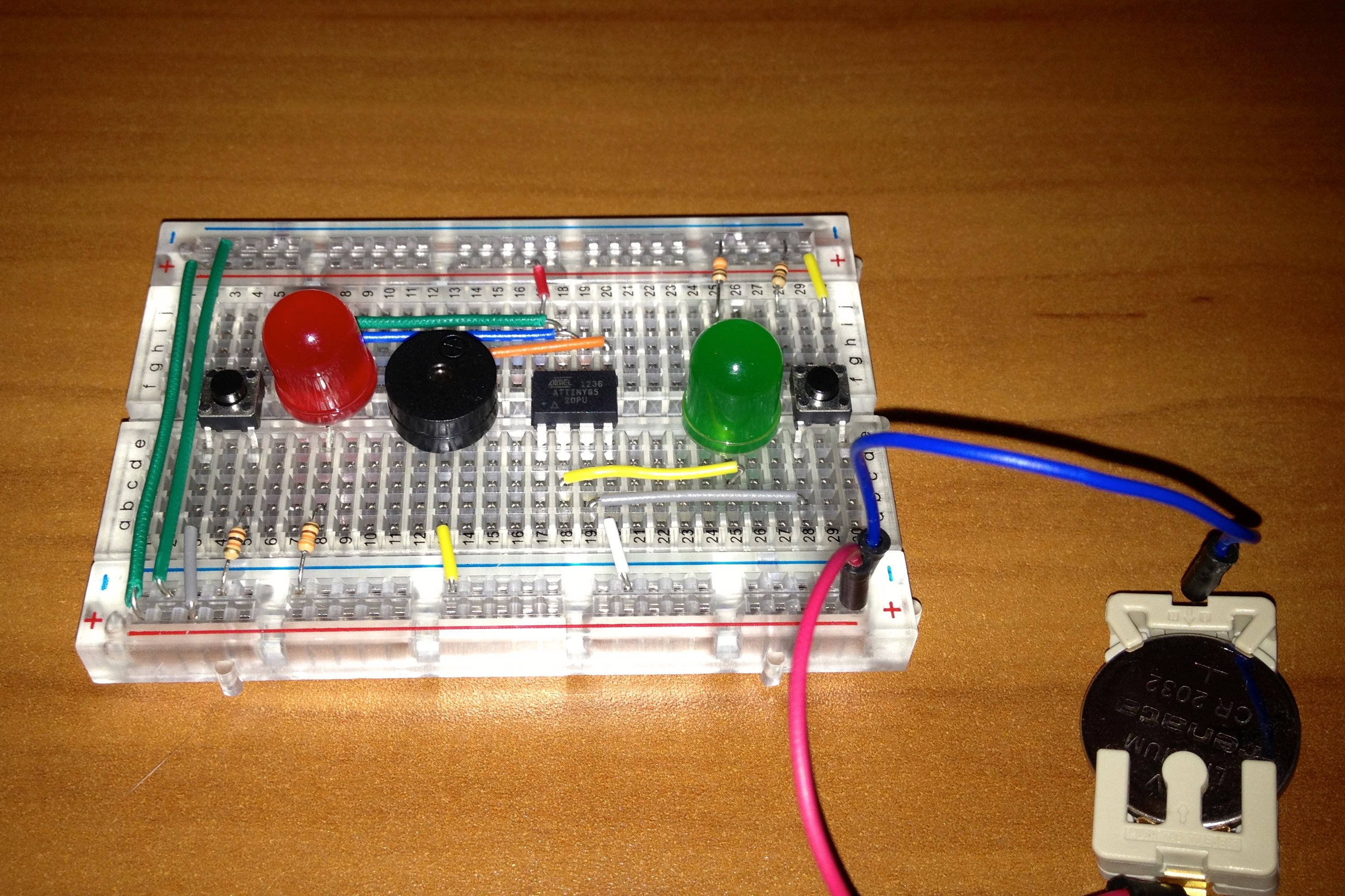 Two player, Jeopardy! style buzzer game with ATtiny 85 - Showcase ...