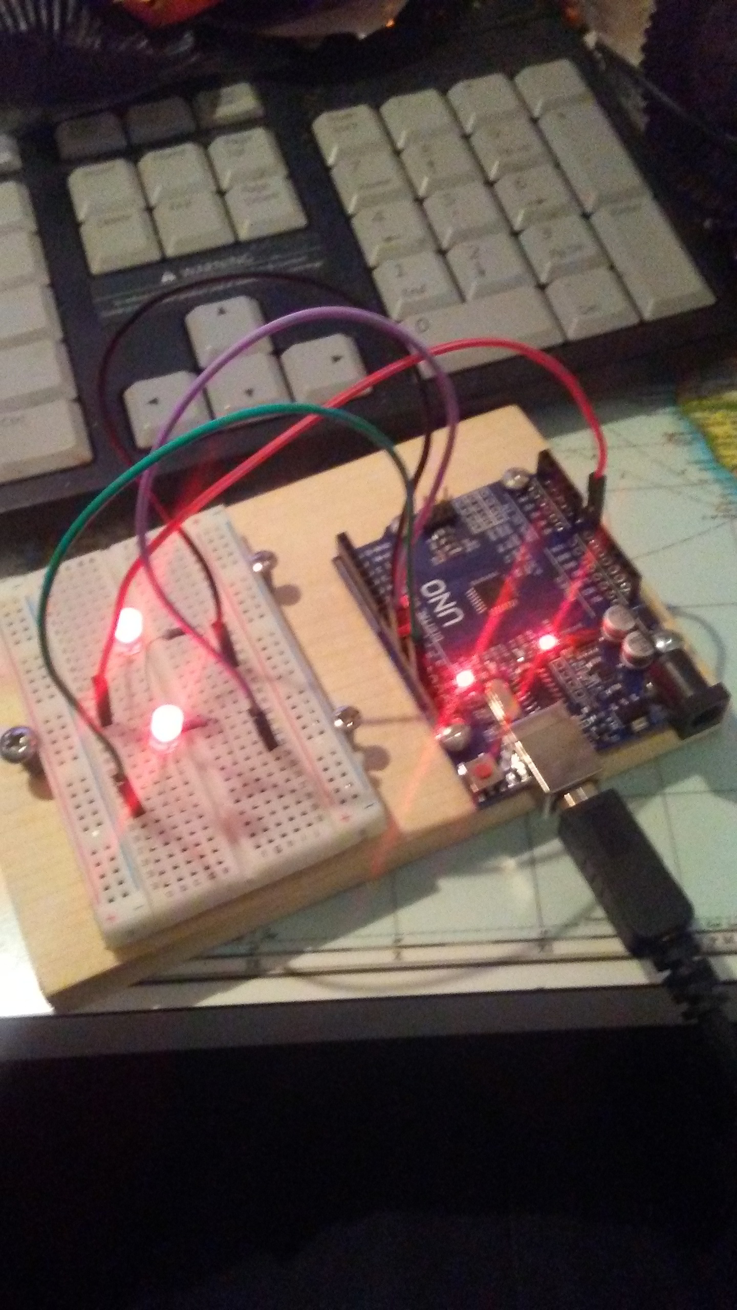Programming in (and wiring tbh) buttons to control functions ...
